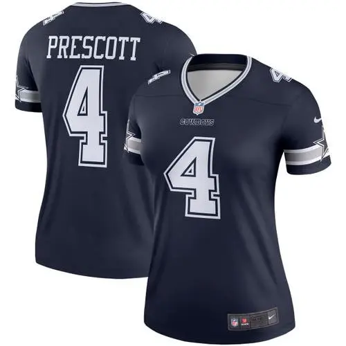 Nike Dak Prescott Dallas Cowboys Legend Player Performance Top - Navy