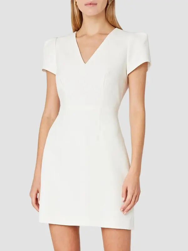 MILLY Cady Minidress - Ecru