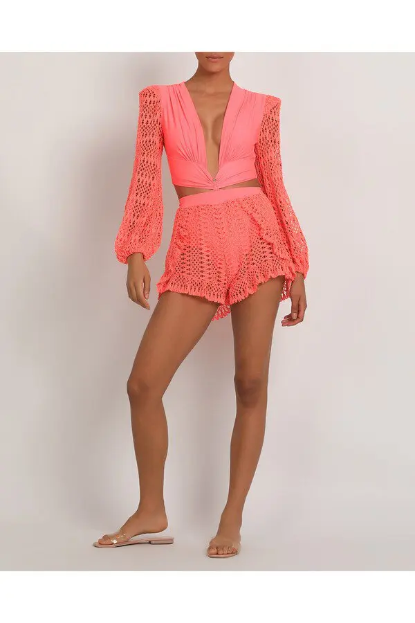 PatBO Crochet Shorts Final Sale