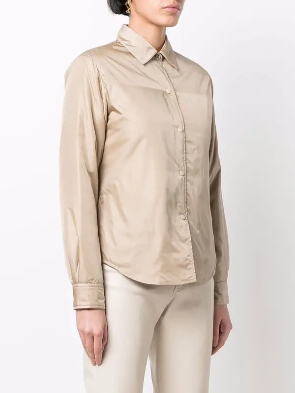 Aspesi Padded Shirt Jacket - Neutrals