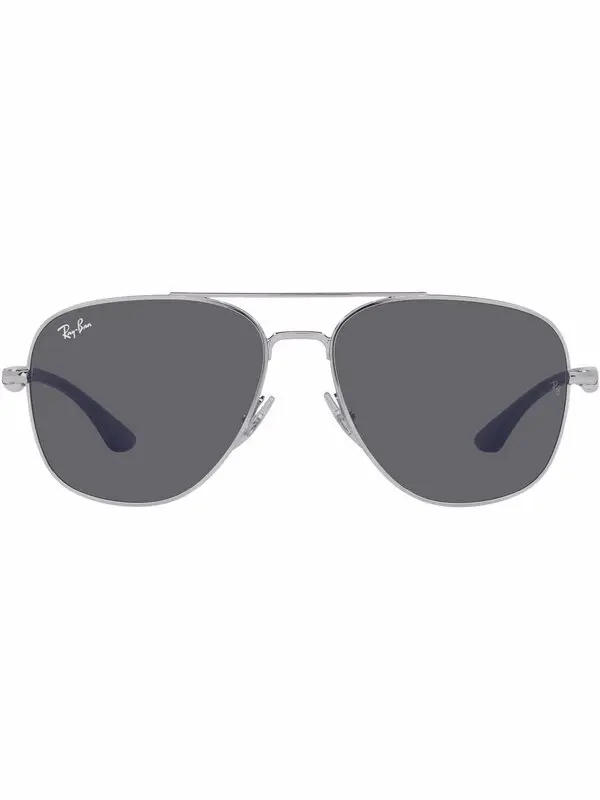 Ray-ban Square-frame Aviator Sunglasses - Silver