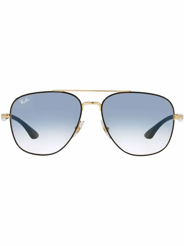 Ray-ban Square-frame Aviator Sunglasses - Black