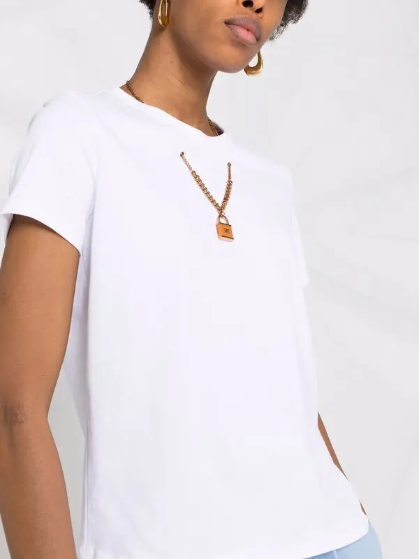 Elisabetta Franchi Chain-detail T-shirt
