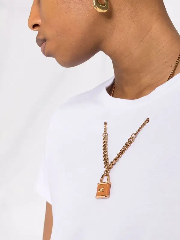 Elisabetta Franchi Chain-detail T-shirt