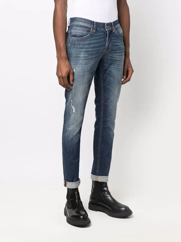 DONDUP Slim Cut Denim Jeans