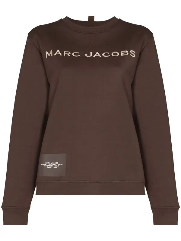 Marc Jacobs Embroidered Logo Cotton Sweatshirt