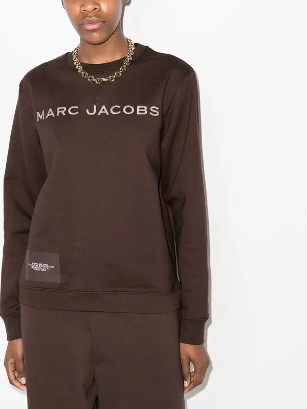 Marc Jacobs Embroidered Logo Cotton Sweatshirt