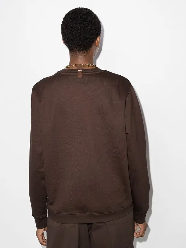 Marc Jacobs Embroidered Logo Cotton Sweatshirt