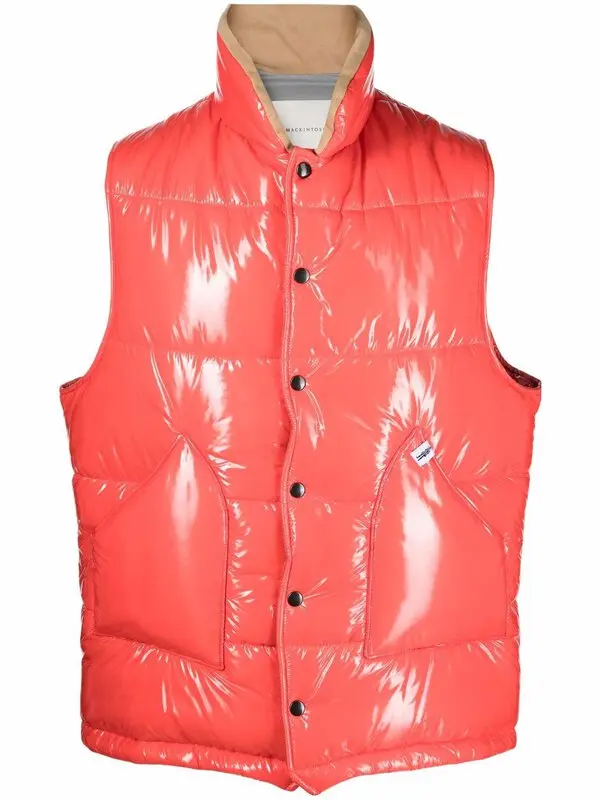 Mackintosh Osaka Quilted Gilet - Red