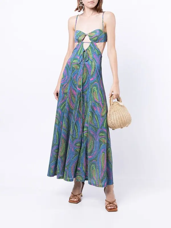 Alice Mccall Swan Lake Cut-Out Midi Dress In Multicolour - 40% Off |  Editorialist