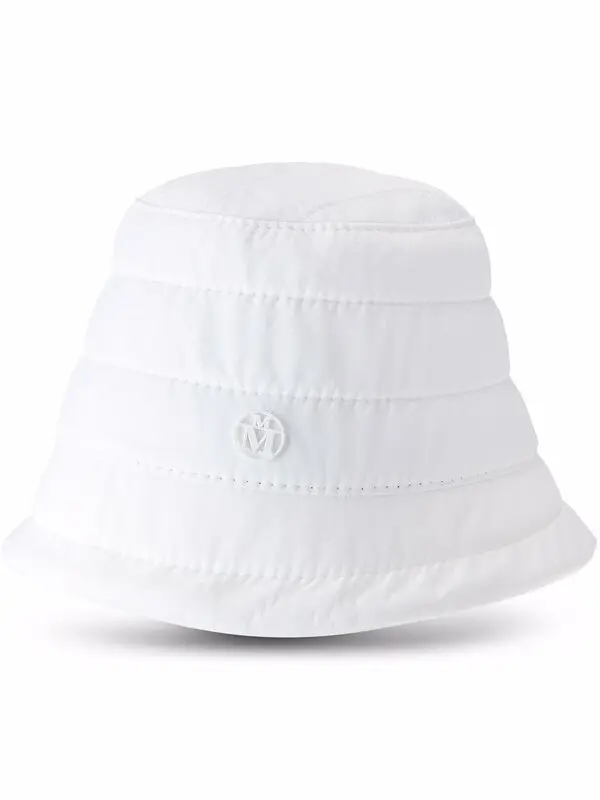 MAISON MICHEL Souna Bucket Hat - White