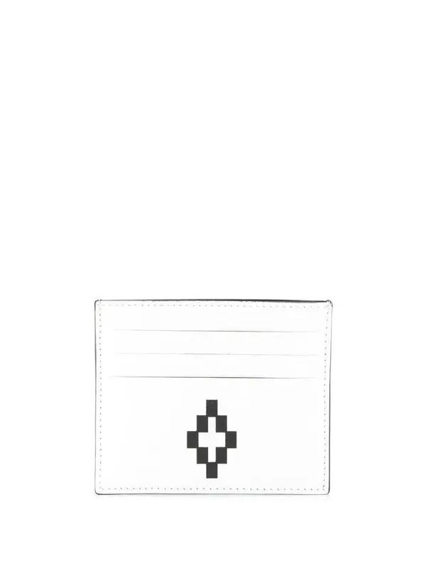 COUNTY OF MILAN Diamond Print Cardholder - White