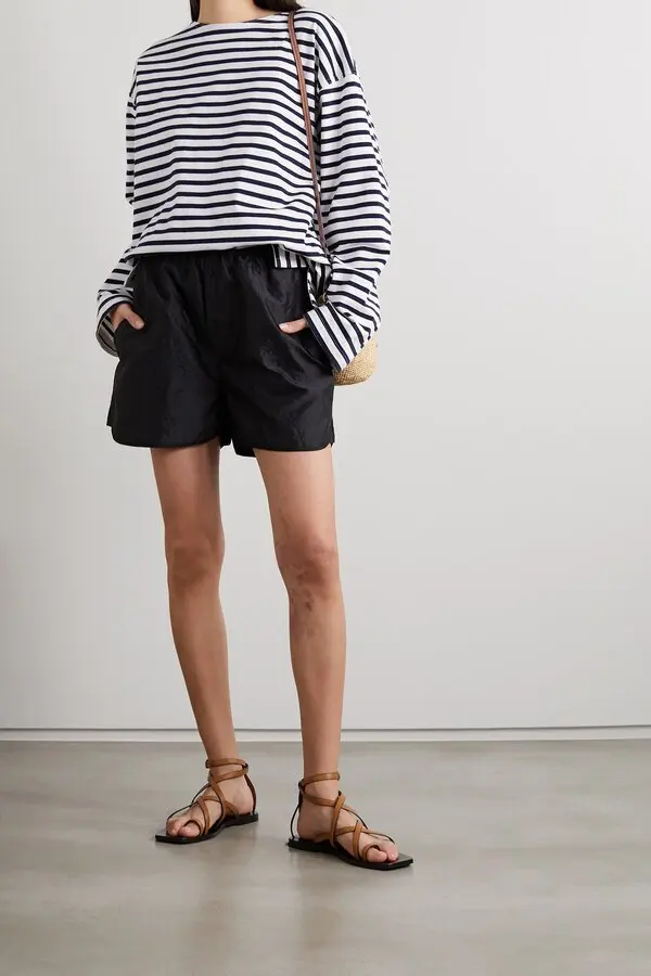 Matteau The Breton Striped Cotton-jersey Top