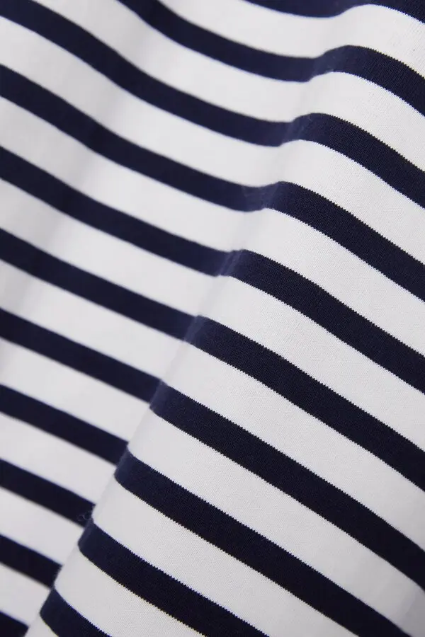 Matteau The Breton Striped Cotton-jersey Top