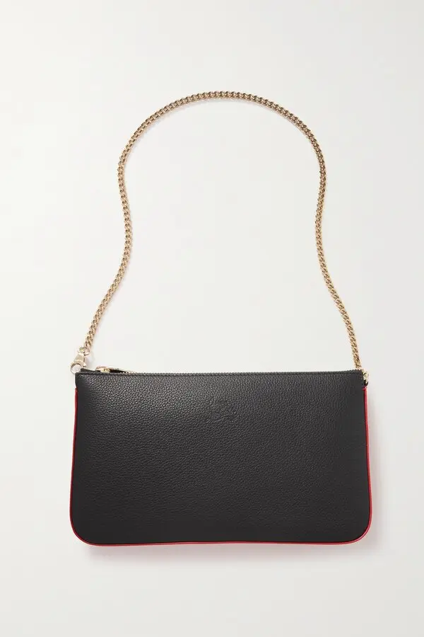 CHRISTIAN LOUBOUTIN Loubila Textured-leather Shoulder Bag