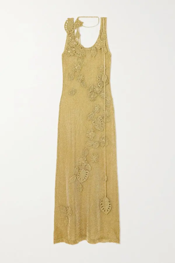 pemma crochet dress - gold product info and reviews Montego Mini Dress main image 0