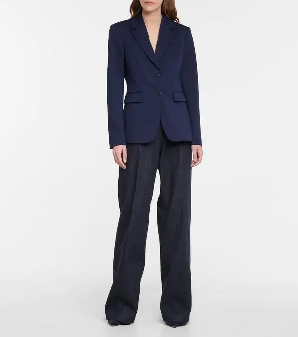 Altuzarra Fenice Virgin Wool Blazer - Blue