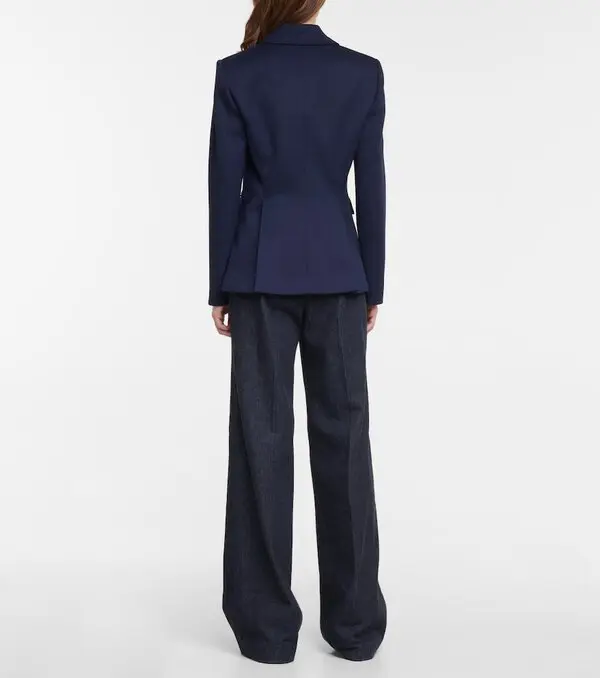 Altuzarra Fenice Virgin Wool Blazer - Blue