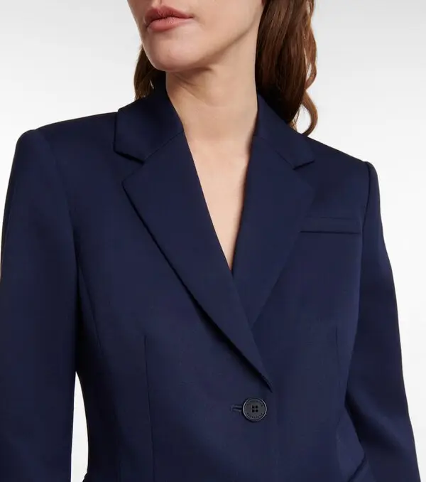 Altuzarra Fenice Virgin Wool Blazer - Blue
