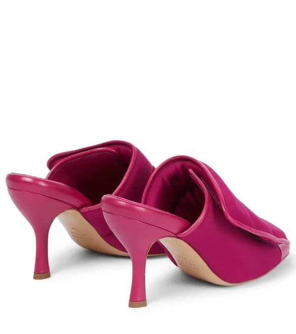 GIA BORGHINI Gia 4 Leather-trimmed Sandals