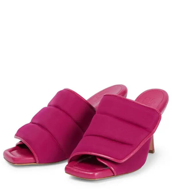 GIA BORGHINI Gia 4 Leather-trimmed Sandals