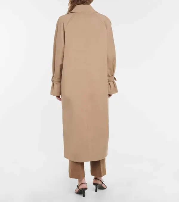 TOTEME Signature Cotton-blend Trench Coat - Beige