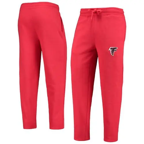 STARTER Atlanta Falcons Option Run Sweatpants - Red
