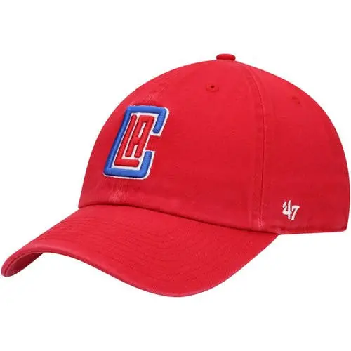 '47 47 La Clippers Team Clean Up Adjustable Hat - Red