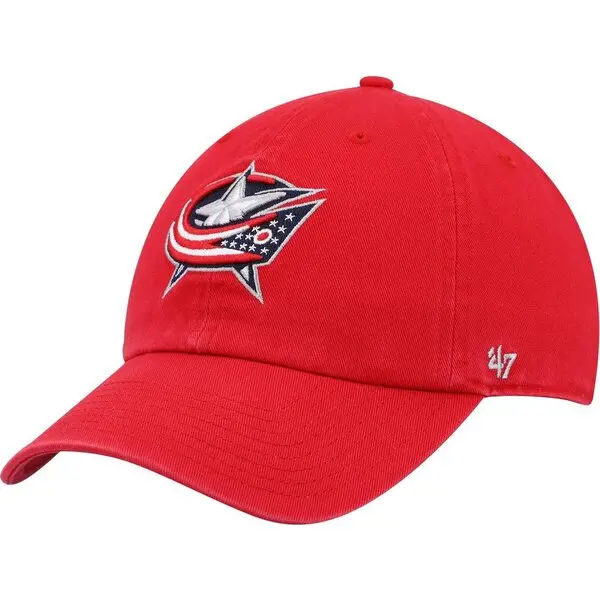 '47 Columbus Blue Jackets Team Clean Up Adjustable Hat