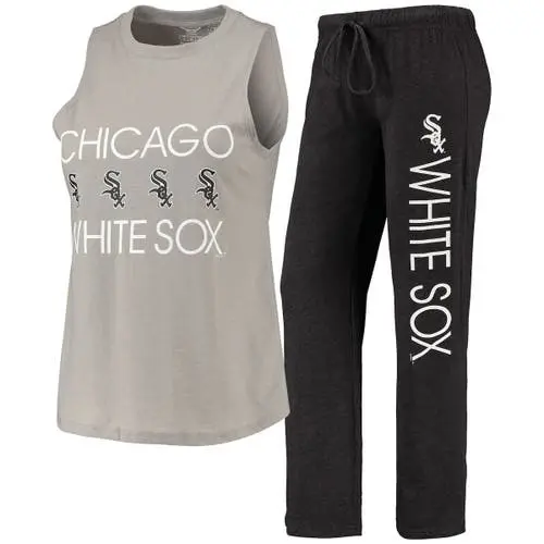 CONCEPTS SPORT Chicago White Sox Sleep Set - Black