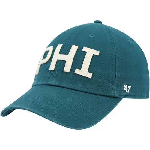'47 Philadelphia Eagles Finley Clean Up Adjustable Cap - Green