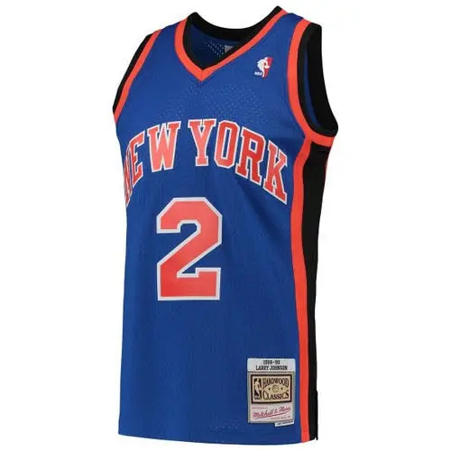 Mitchell & Ness Larry Johnson New York Knicks 1998/99 Hardwood Classics Swingman Jersey