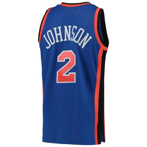 Mitchell & Ness Larry Johnson New York Knicks 1998/99 Hardwood Classics Swingman Jersey
