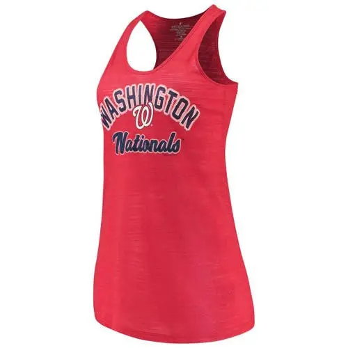 SOFT AS A GRAPE Washington Nationals Graphic Tank Top