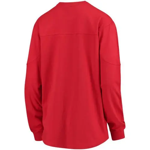 PRESSBOX Maryland Terrapins Edith Long Sleeve T-shirt - Red