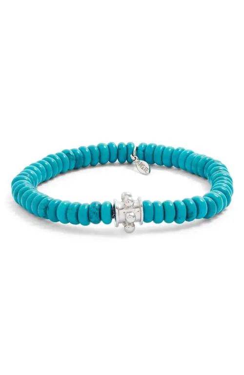 Anzie Bohème Turquoise Beaded Stretch Bracelet - Green
