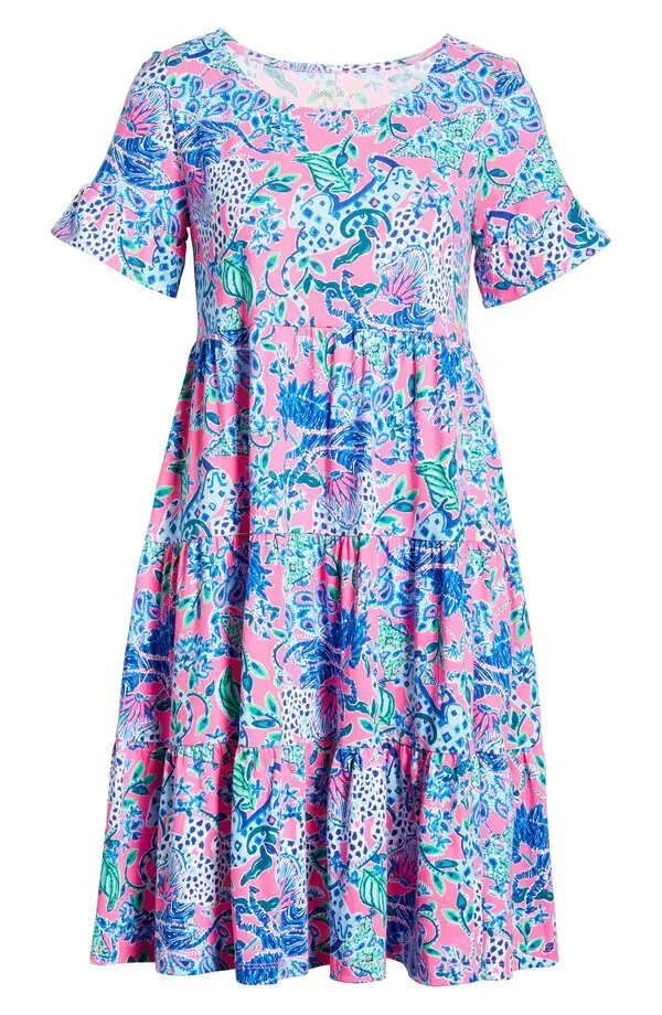 summer jersey midi dresses Prima Jersey Midi Dress in White main image 0