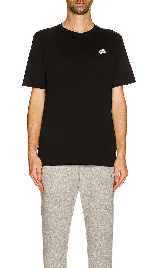 Nike Nsw Club Tee - Black & White