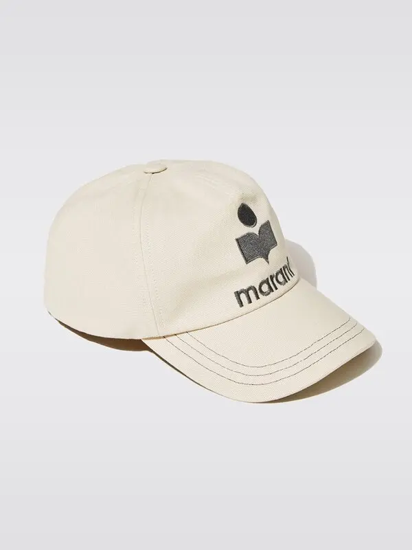 Isabel Marant Tyron Logo Baseball Cap - Ecru