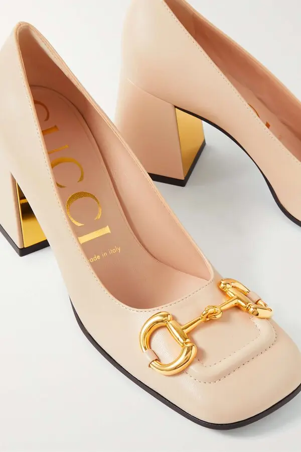 Gucci Horsebit-detailed Leather Pumps