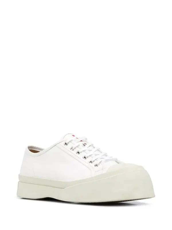 Marni Pablo Leather Flatform Sneakers