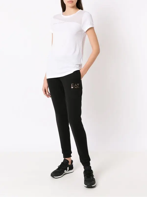 Emporio Armani Studded Logo Track Pants