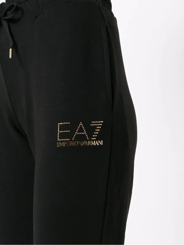 Emporio Armani Studded Logo Track Pants
