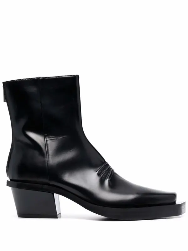 1017 Alyx 9sm Leone Leather Ankle Boots
