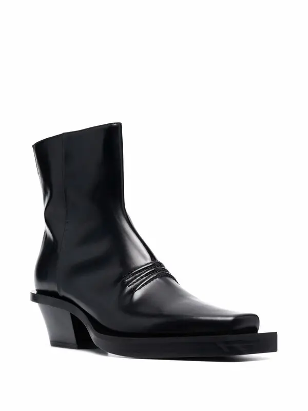 1017 Alyx 9sm Leone Leather Ankle Boots