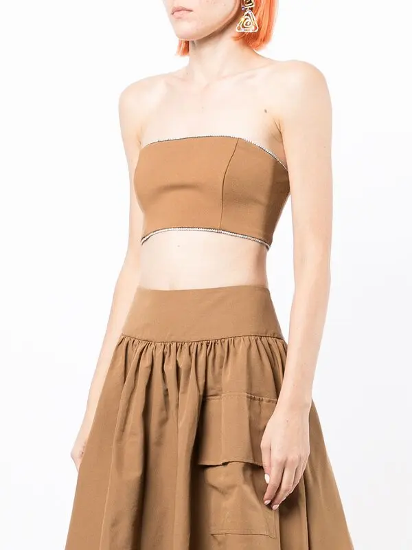Staud Cropped Bralette Top