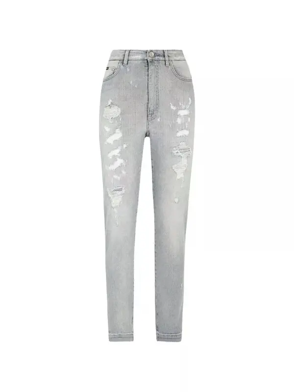 Dolce & Gabbana Grace Distressed Skinny Jeans - Blue