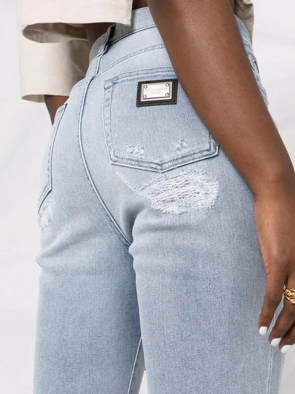 Dolce & Gabbana Grace Distressed Skinny Jeans