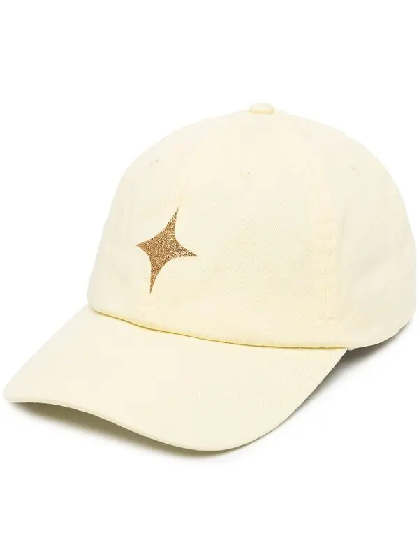 MADISON.MAISON Star Print Cap - Yellow
