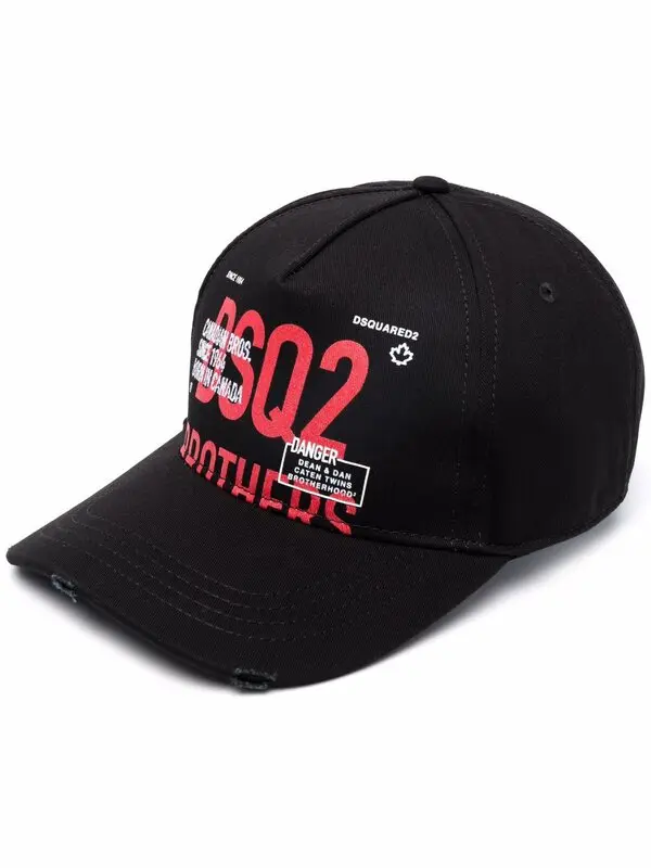 Dsquared2 Distressed Logo Baseball Cap
